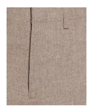 Rag & Bone Prince Of Wales Check Flannel Trousers
