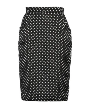 Saint Laurent Polka Dot Pencil Skirt