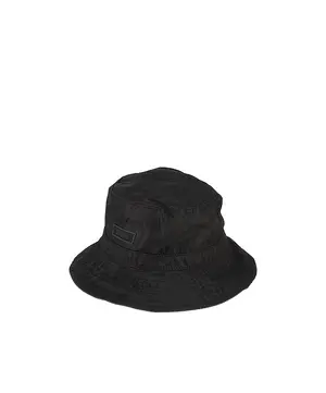 GANNI Solid Color Bucket Hat - Black
