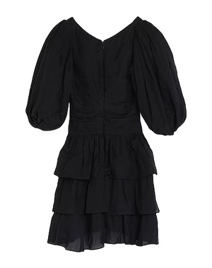 Isabel Marant Étoile Multi-layered Puff Sleeve V-neck Dress