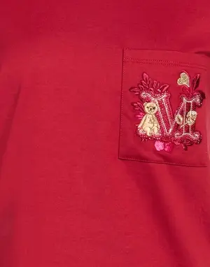 Max Mara Logo Short Sleeve T-shirt - Red