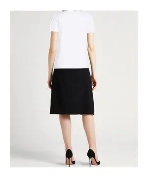 Max Mara Logo Crew Neck T-shirt - White