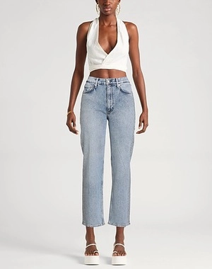 Rag & Bone Crystal Embellished Denim Straight-leg Jeans