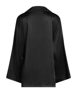 Max Mara Long Sleeve Shirt With Lapels And Embroidered Logo
