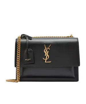 SAINT LAURENT Leather Crossbody Bag