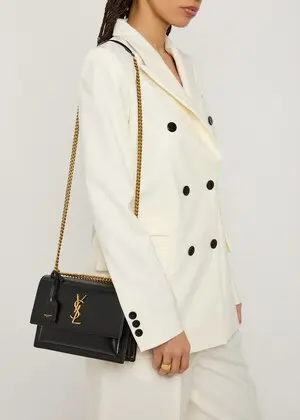 Saint Laurent Leather Crossbody Bag