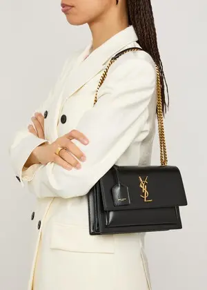 Saint Laurent Leather Crossbody Bag