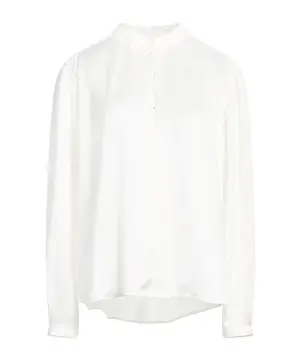 Rag & Bone Plain Color Satin Long Sleeve Top