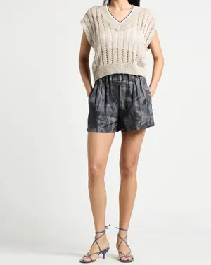 Brunello Cucinelli V-neck Sleeveless Knit Top