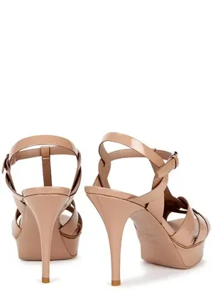 Saint Laurent Tribute 80 Leather Sandals