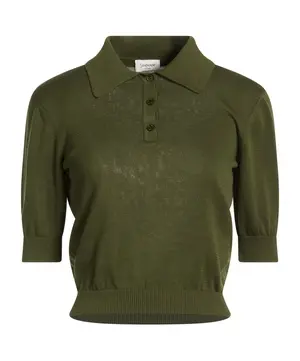 Saint Laurent Short-sleeved Knit Polo