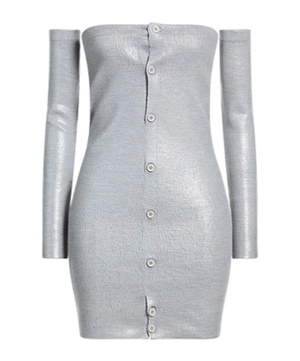 MAISON MARGIELA Fitted Knitted Dress - Gray