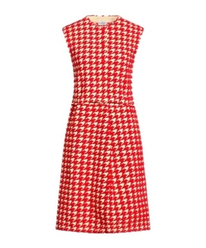 Burberry Houndstooth Dress - Red
