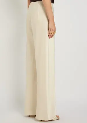Vince Fluid Straight-leg Satin Trousers