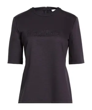 Max Mara Logo Short Sleeve T-shirt - Black