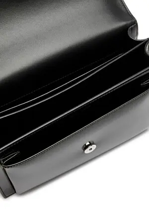 Saint Laurent Glossy Leather Shoulder Bag