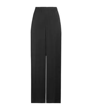 Rag & Bone Loose Solid Color Satin Trousers - Black