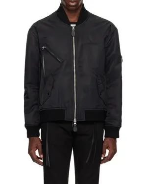 COURREGES Logo-embroidered Bomber Jacket