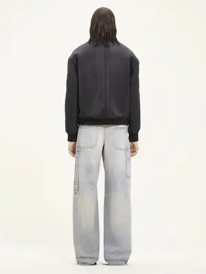 COURREGES Logo-embroidered Bomber Jacket