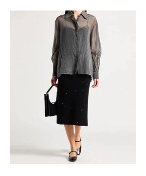 Brunello Cucinelli Sequined Pencil Skirt