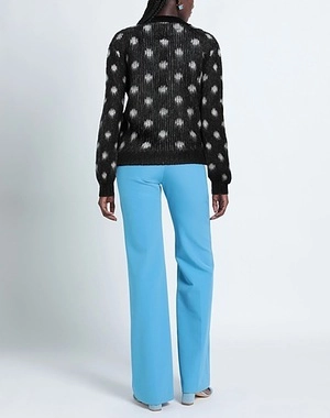 Marni Polka-dot Brushed-felt Knitted Cardigan