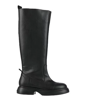GANNI Knee High Plain Platform Boots