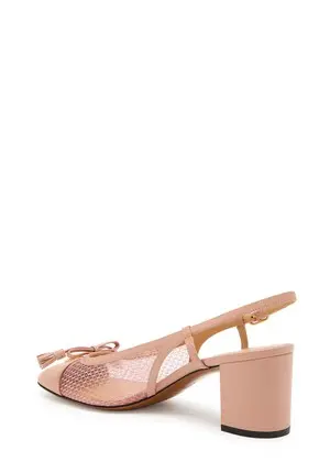 Valentino Garavani Leather Slingback Pumps