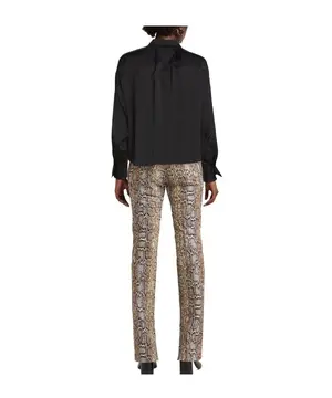 Rag & Bone Satin Long Sleeve Blouse