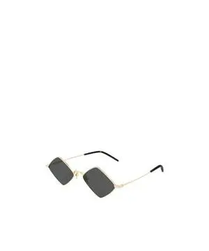 Saint Laurent Diamond Frame Sunglasses - Black