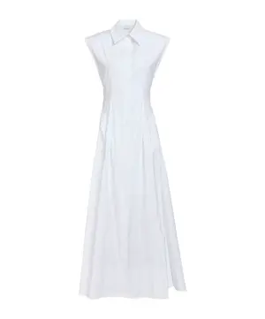 Sportmax Plain Shirt Dress With Classic Collar
