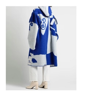 Burberry Single-breasted Hooded Coat