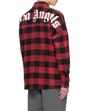 Palm Angels Checked Button-up Shirt