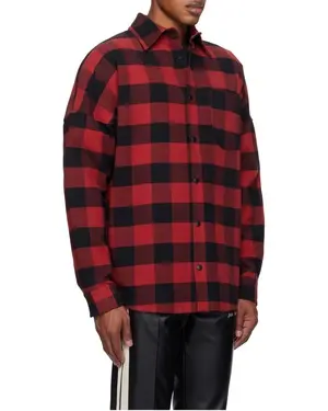 Palm Angels Checked Button-up Shirt
