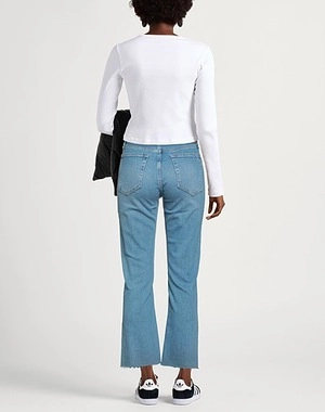 Rag & Bone Light-colored Denim Straight-leg Pants