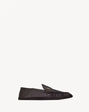 Saint Laurent Le Loafer Foldable In Eel