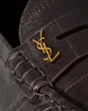 Saint Laurent Le Loafer Foldable In Eel