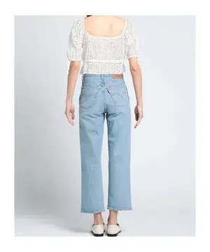 GANNI Embroidered Square Neck Top