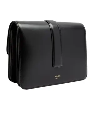 Khaite Metallic Crossbody Bag - Black