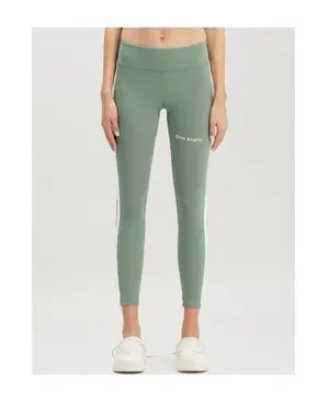 Palm Angels Logo Printed Mid-rise Leggings