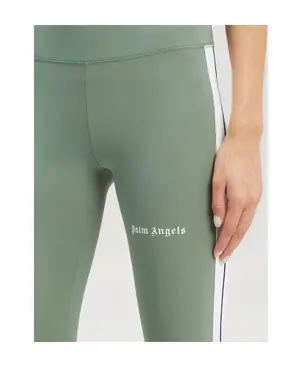Palm Angels Logo Printed Mid-rise Leggings