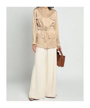 Burberry Long Sleeve Band Collar Shirt