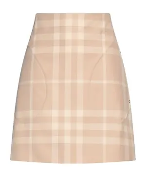 Burberry Signature Print Flared Mini Skirt