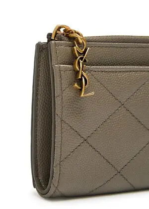Saint Laurent Diamond Check Wallet