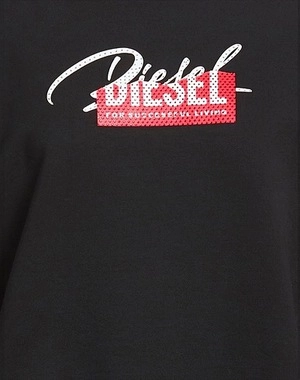 DIESEL® Printed Round-neck Hoodie