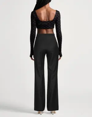 DIESEL® Solid Color Flared Pants