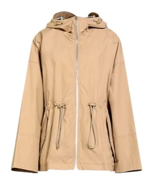 Burberry Hooded Trench Coat - Nude