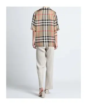 Burberry Plaid Short Sleeve Shirt