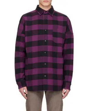 Palm Angels Checked Button-up Shirt