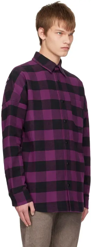 Palm Angels Checked Button-up Shirt