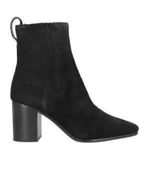 Rag & Bone Minimalist Suede Chelsea Boots - Black